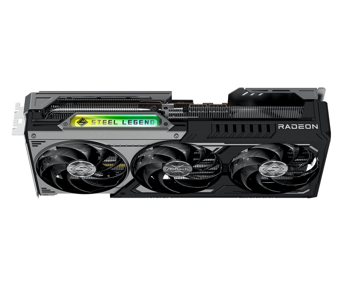 ASRock > AMD Radeon™ RX 9070 XT Steel Legend Dark 16GB